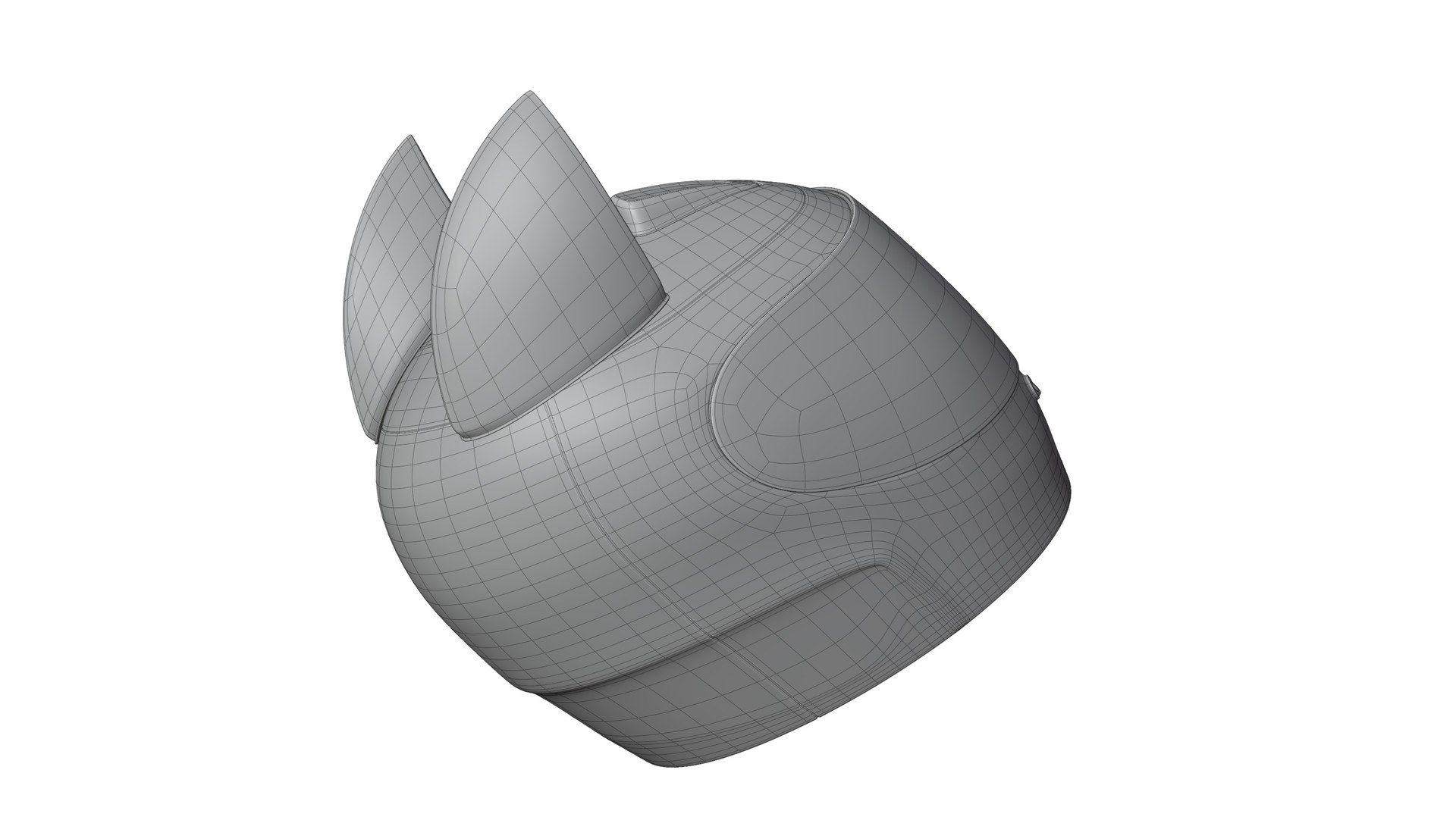 3D Cat Ear Helmet Model - TurboSquid 1894034