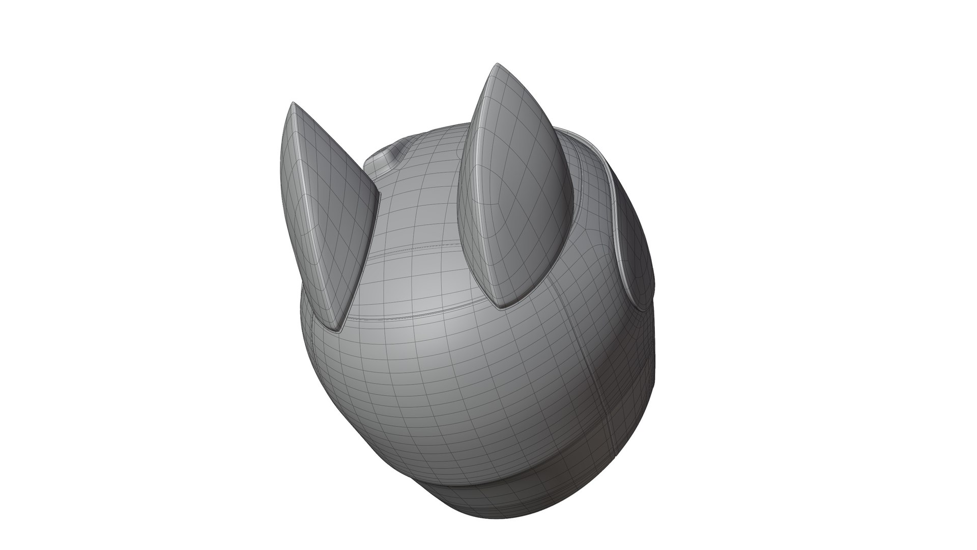 3D Cat Ear Helmet Model - TurboSquid 1894034