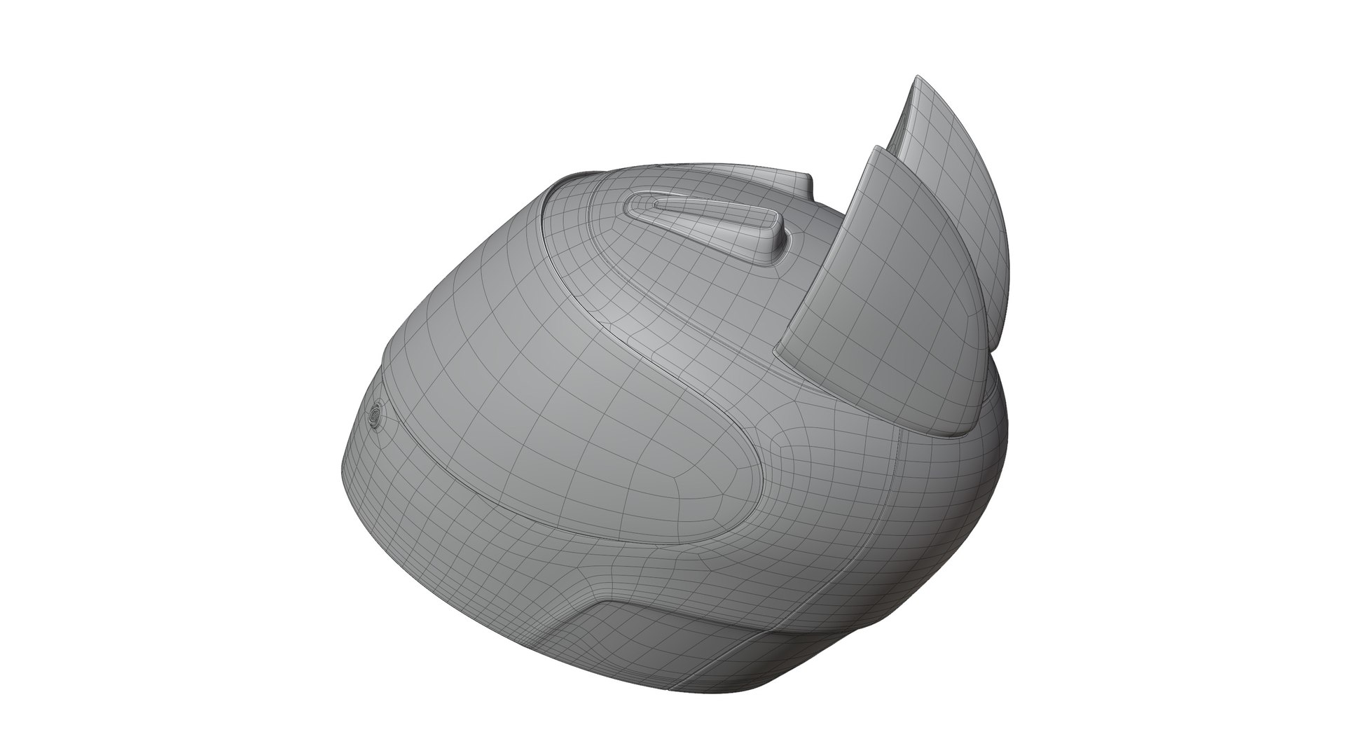 3D Cat Ear Helmet Model - TurboSquid 1894034