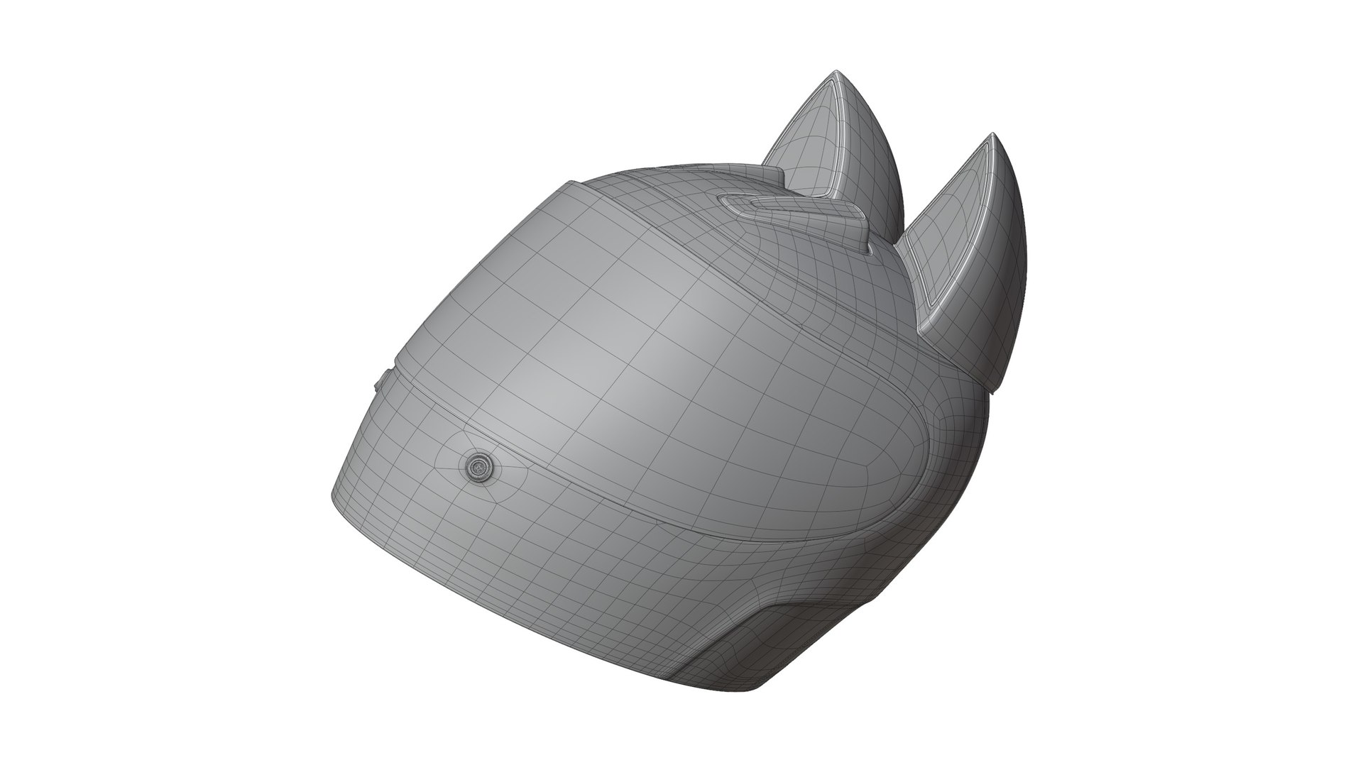 3D Cat Ear Helmet Model - TurboSquid 1894034
