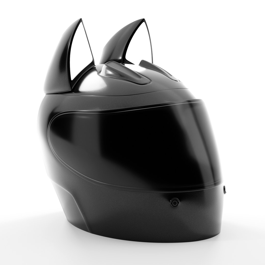3D Cat Ear Helmet Model - TurboSquid 1894034
