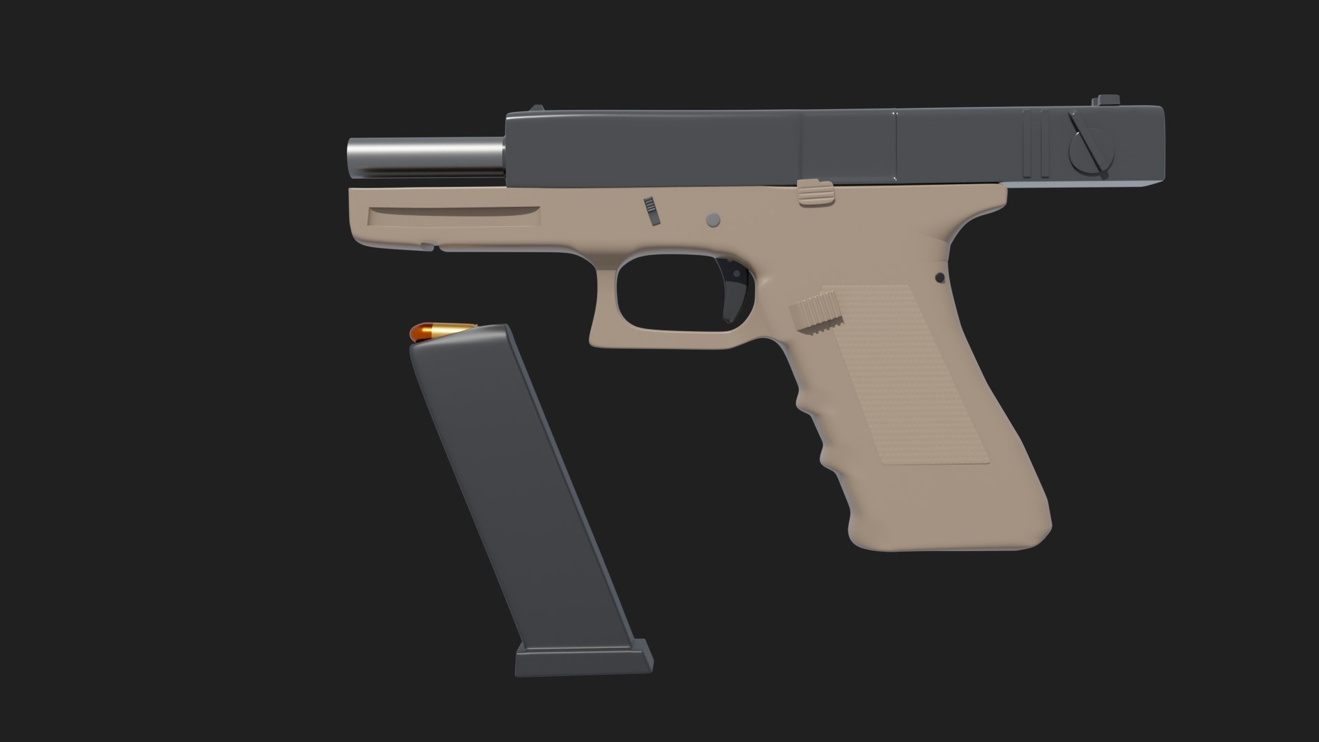 3D model Gun Glock-17 3D model - TurboSquid 2156688