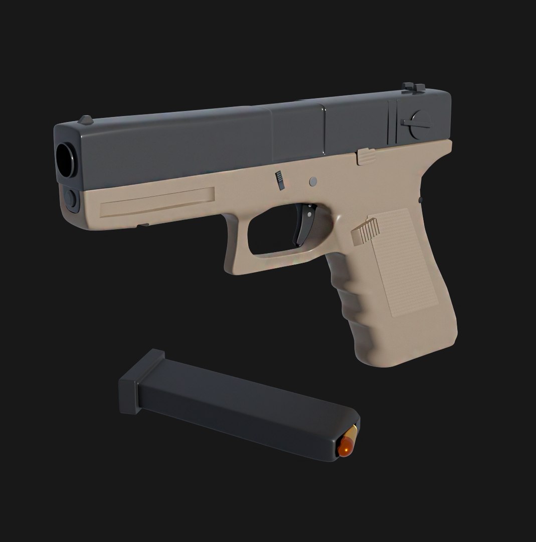 3D model Gun Glock-17 3D model - TurboSquid 2156688