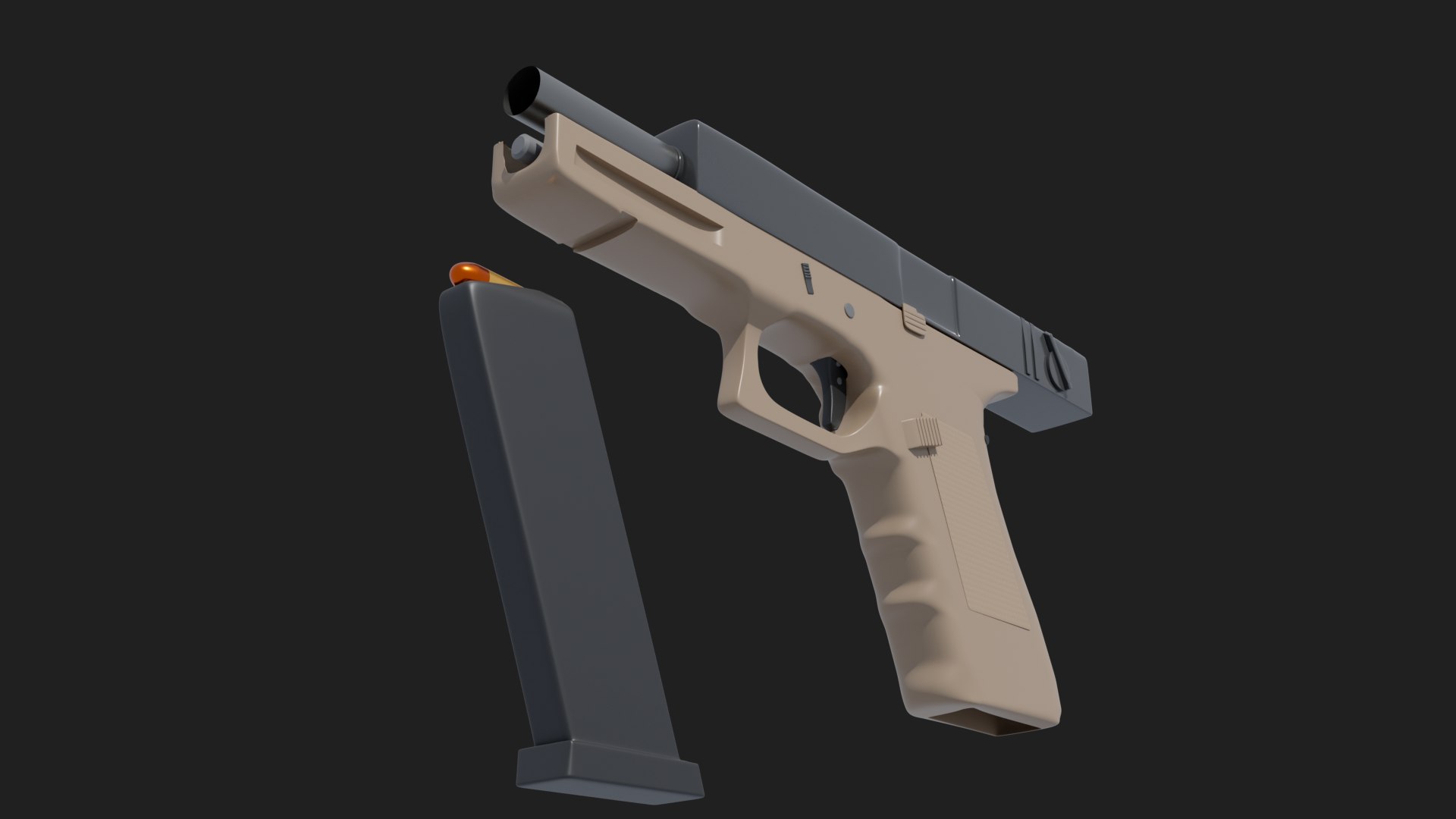 3D model Gun Glock-17 3D model - TurboSquid 2156688