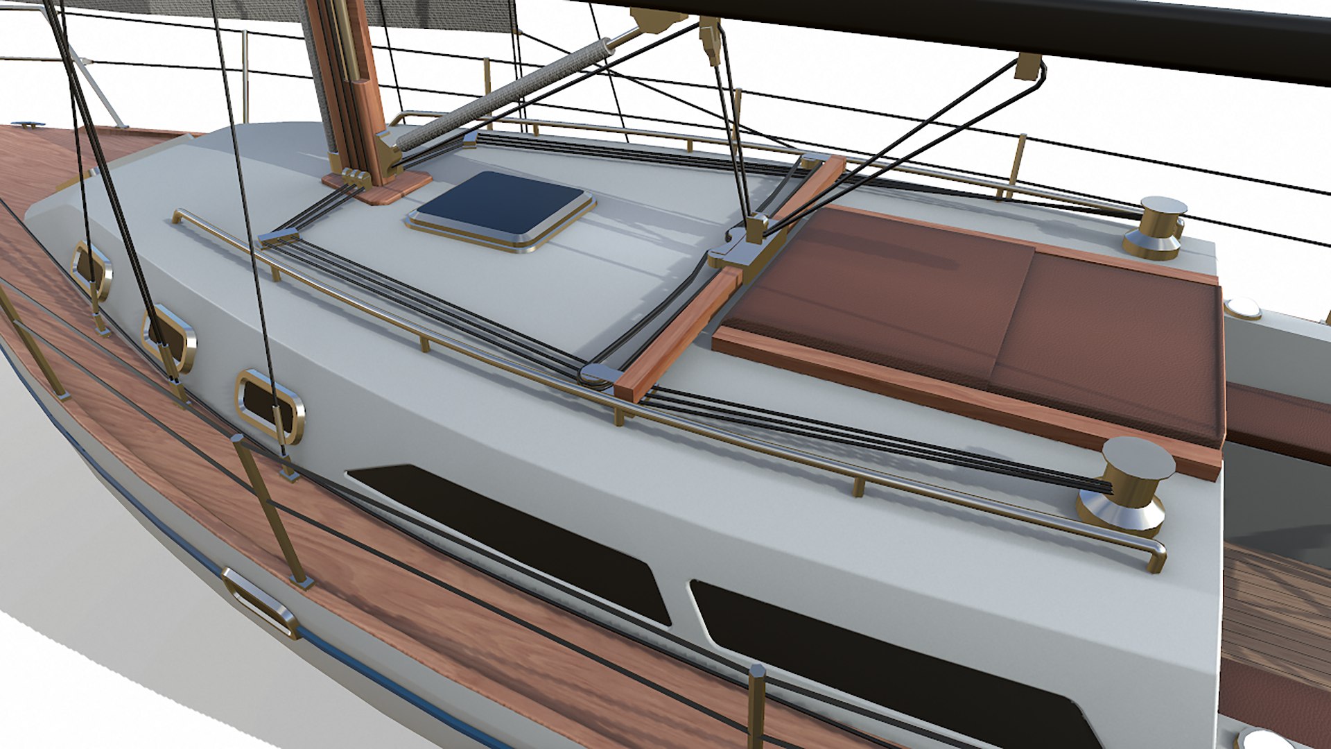 Sailing Yacht1 Low-poly PBR Model - TurboSquid 2304537