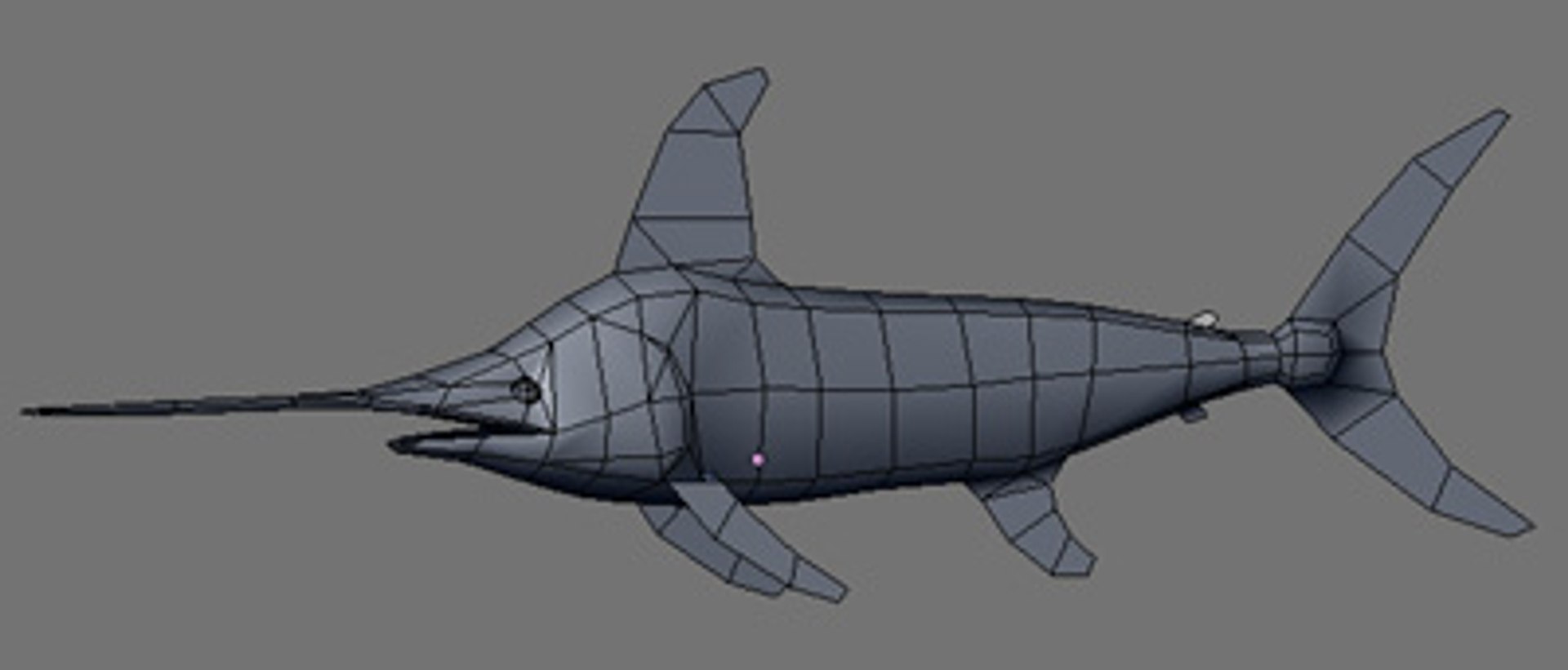 Swordfish Fish 3d Model