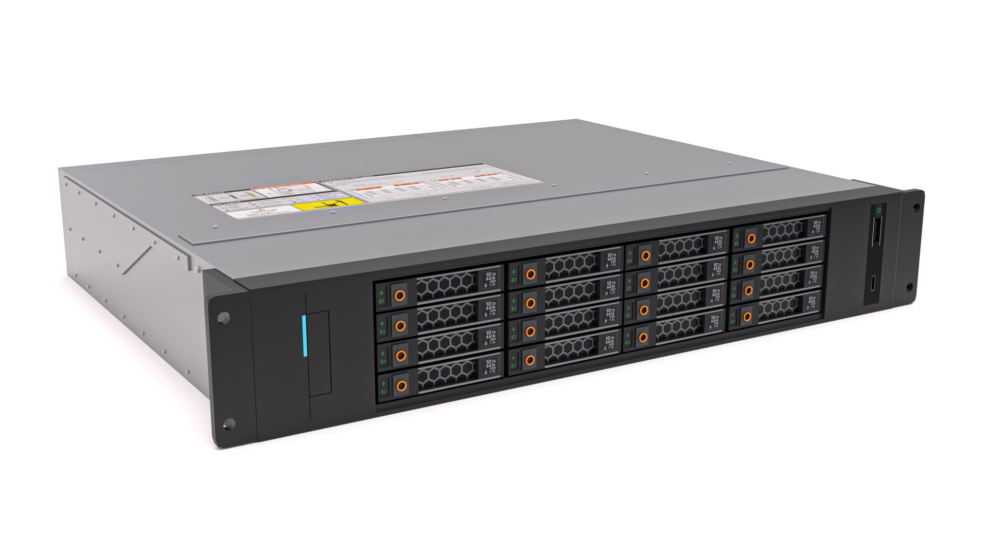 Data Server 4U 2 3D Model - TurboSquid 2284703