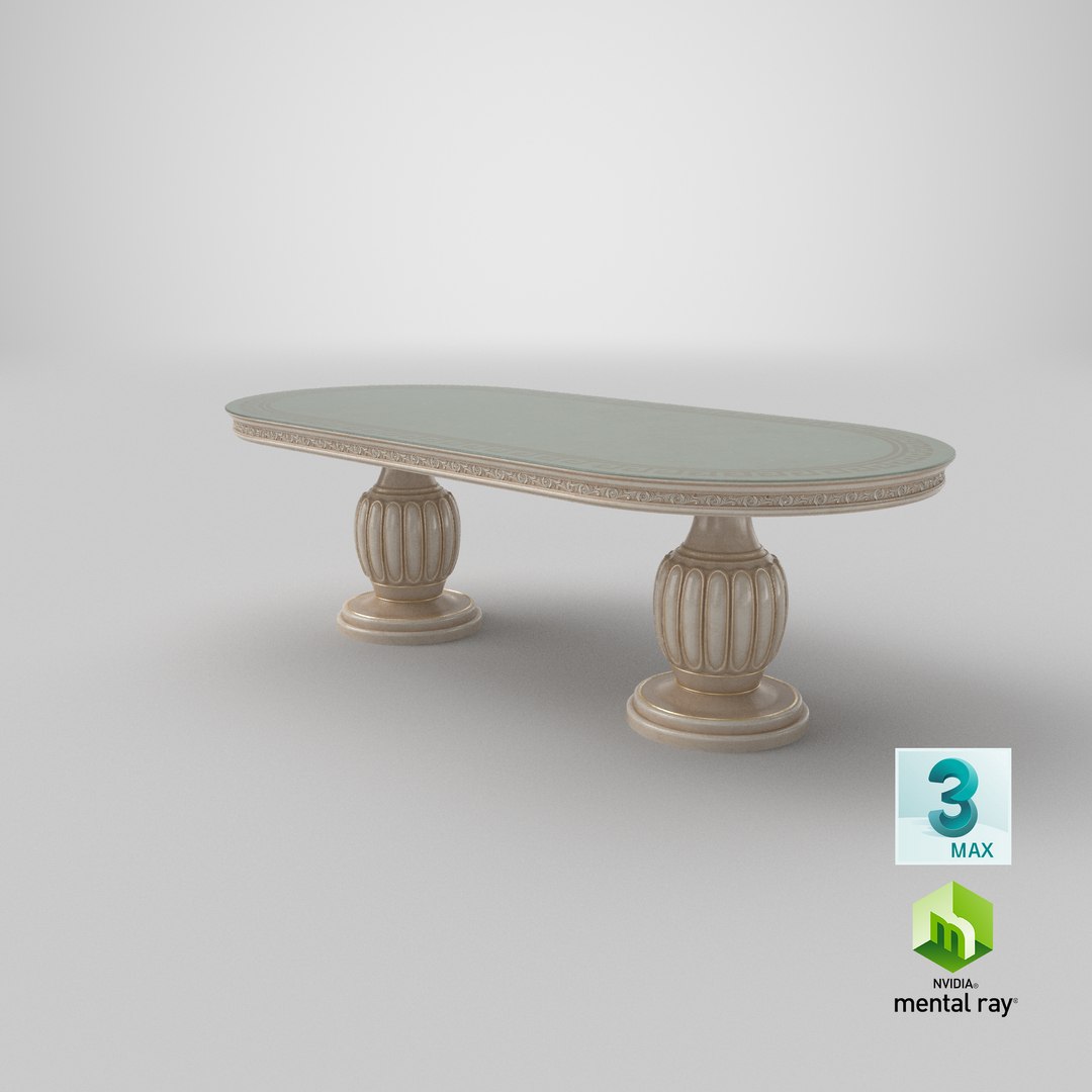 3D Two Dining Tables model - TurboSquid 1769016