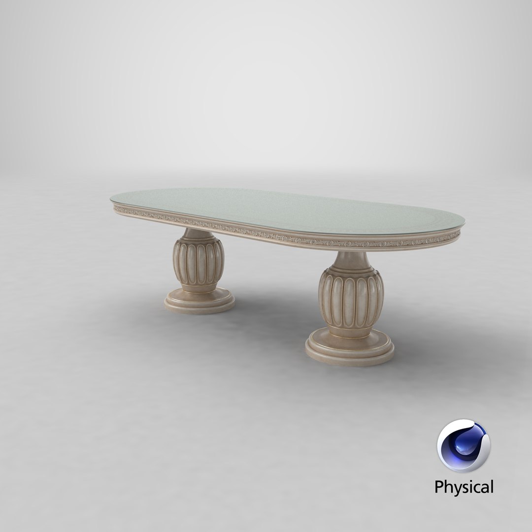 3D Two Dining Tables model - TurboSquid 1769016