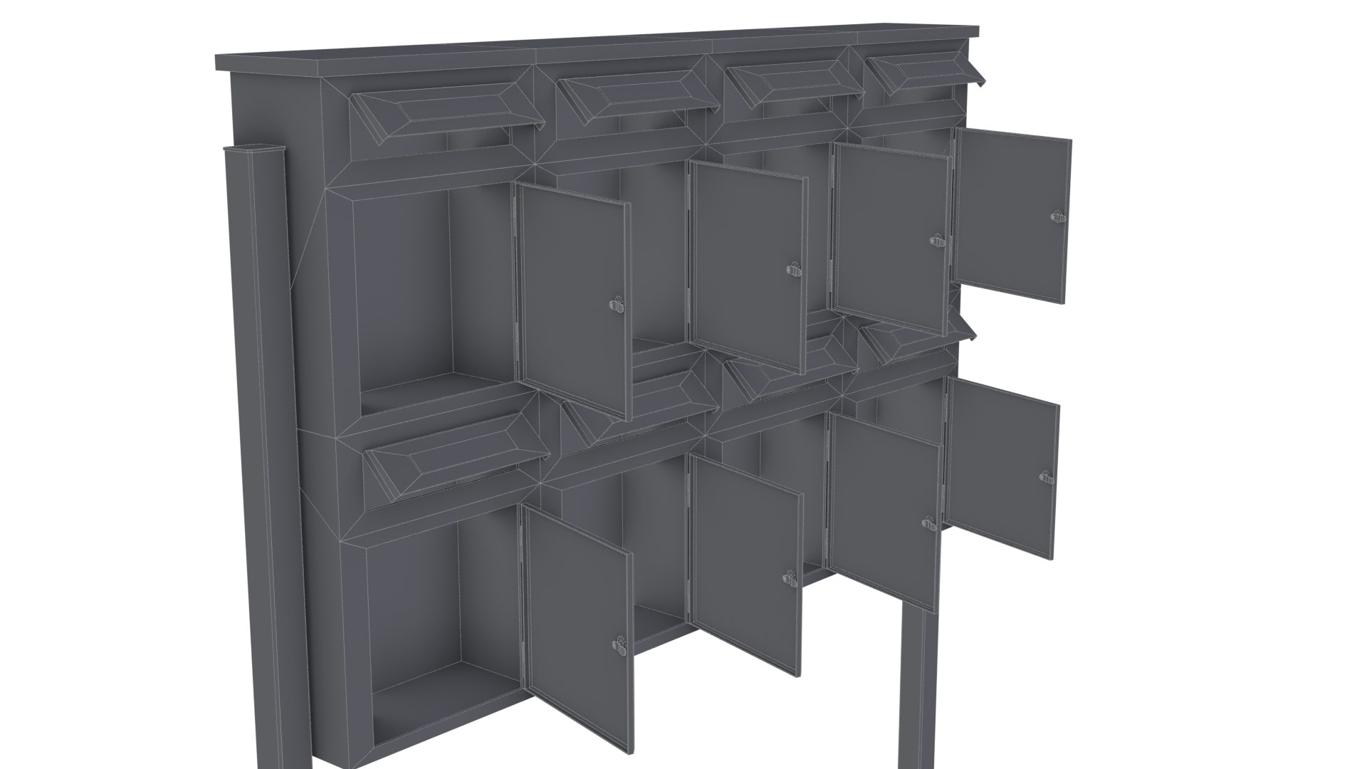 Big Mailbox Model - TurboSquid 1652086