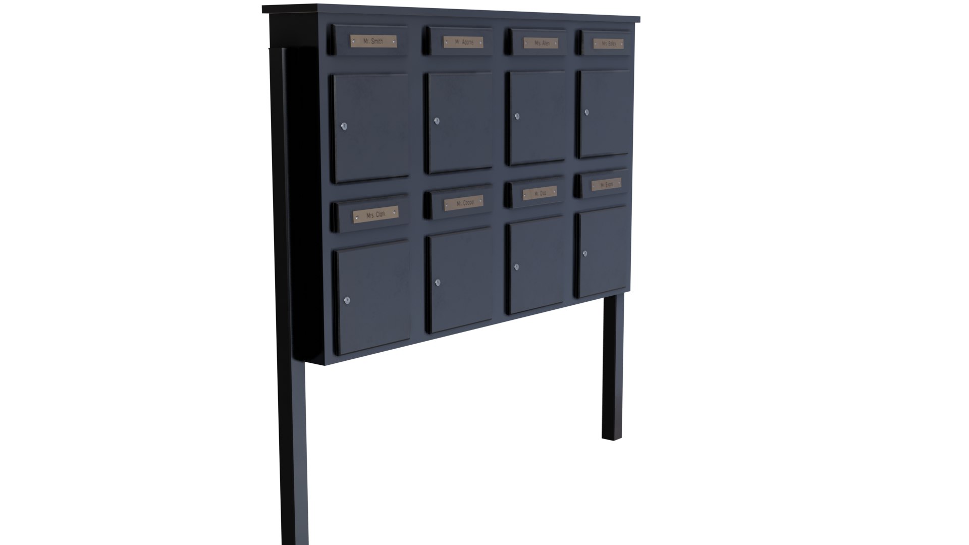 Big Mailbox Model - TurboSquid 1652086