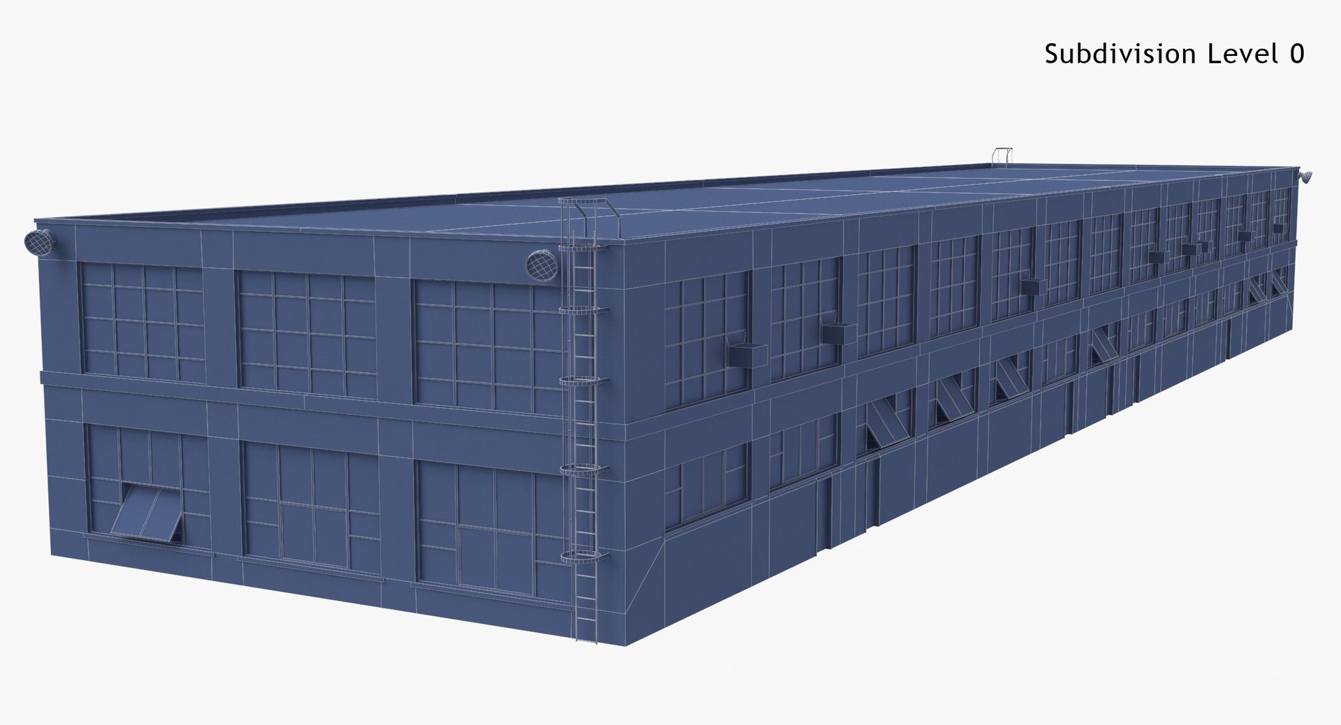 Ready old industrial building 3D model - TurboSquid 1664695