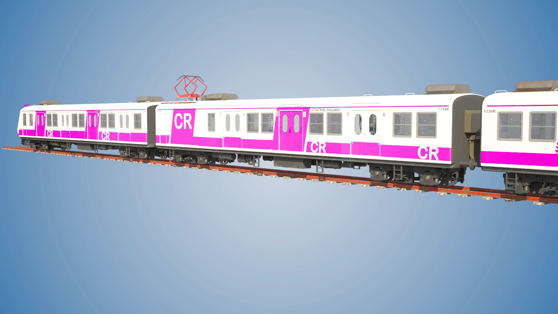 Mumbai bombardier emu local 3D model - TurboSquid 1672307