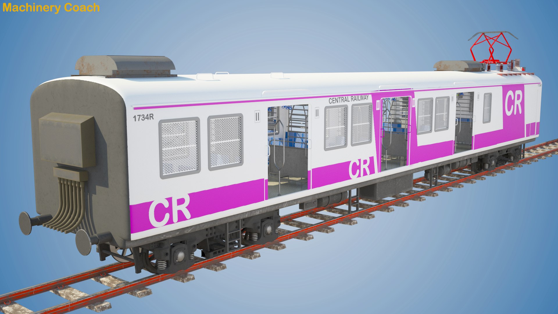 Mumbai Bombardier Emu Local 3D Model - TurboSquid 1672307