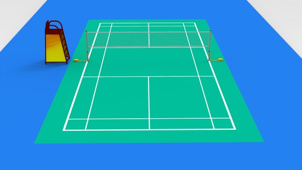 Badminton Court 3D model - TurboSquid 1751465