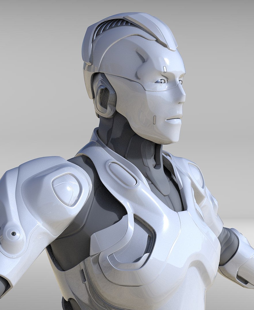 3D Model Cyborg Human - TurboSquid 1210552