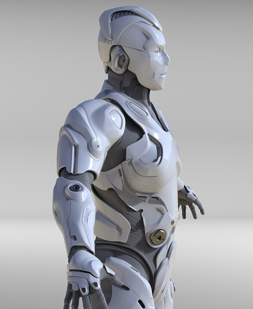 3D Model Cyborg Human - TurboSquid 1210552