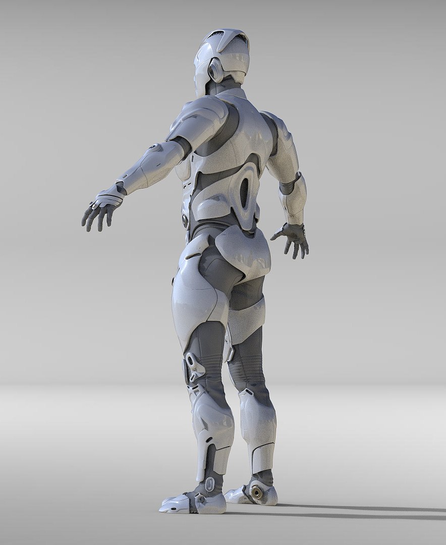 3D Model Cyborg Human - TurboSquid 1210552