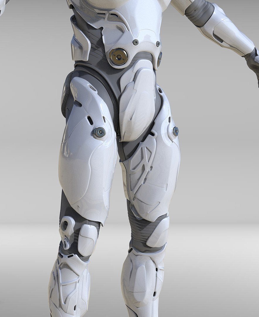 3D Model Cyborg Human - TurboSquid 1210552