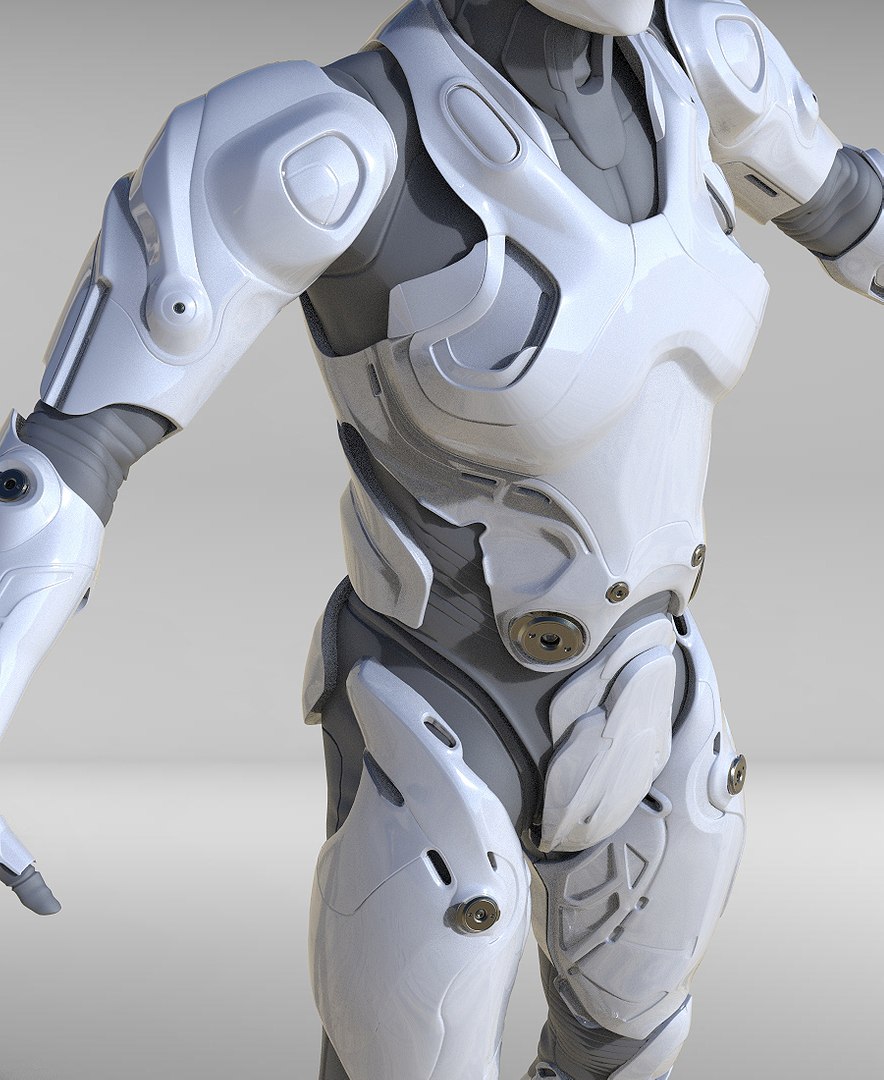 3D Model Cyborg Human - TurboSquid 1210552