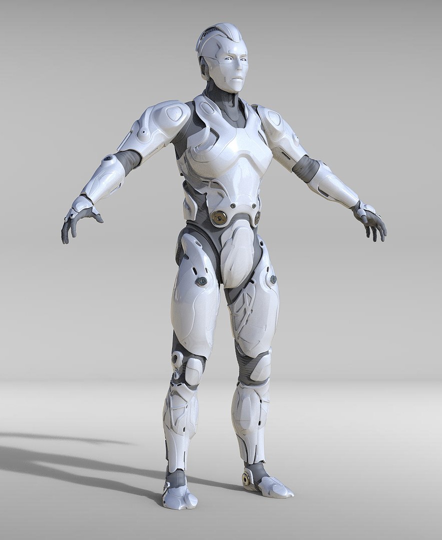 3D Model Cyborg Human - TurboSquid 1210552