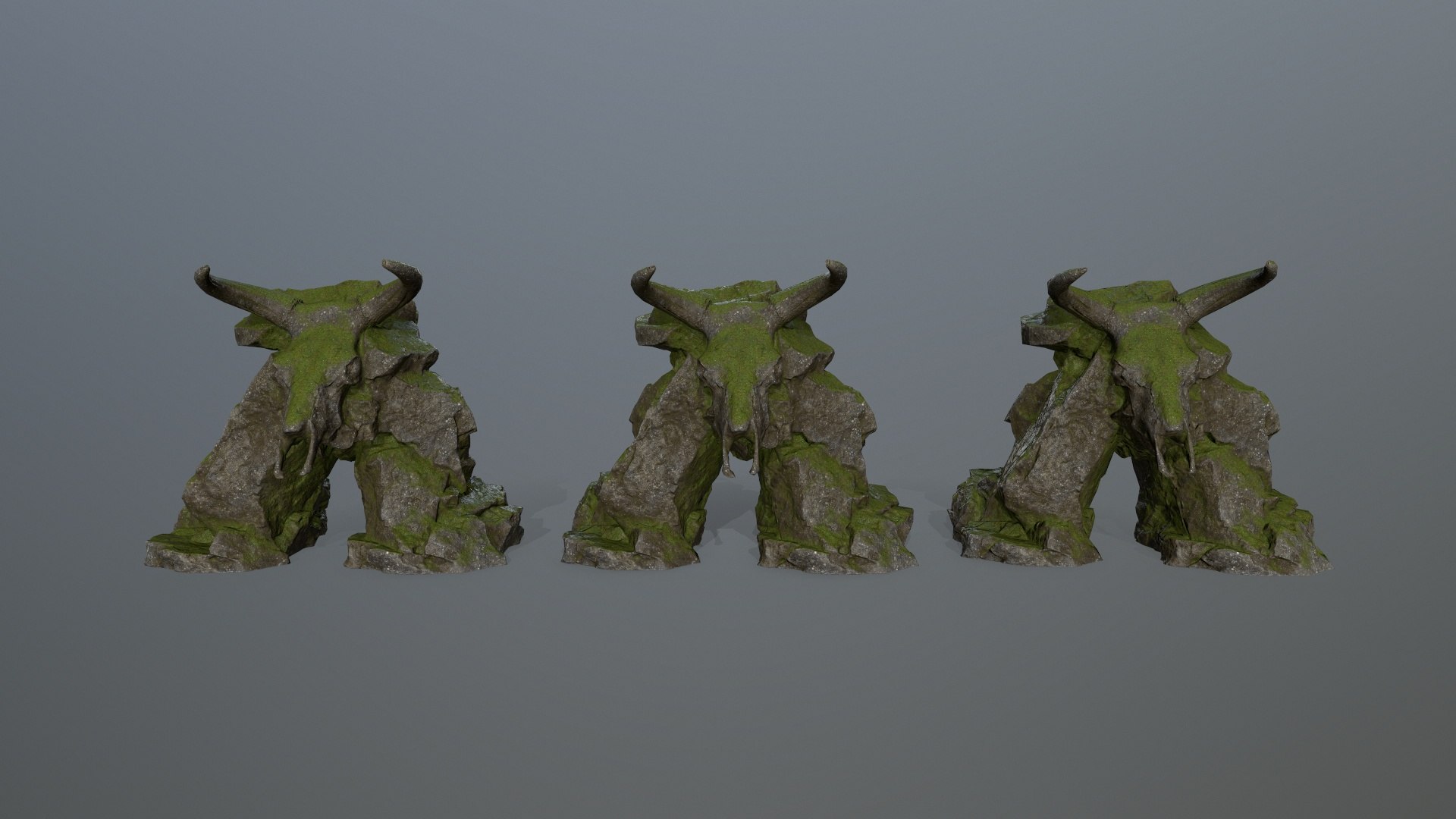 Skull Gate 3D - TurboSquid 1965261