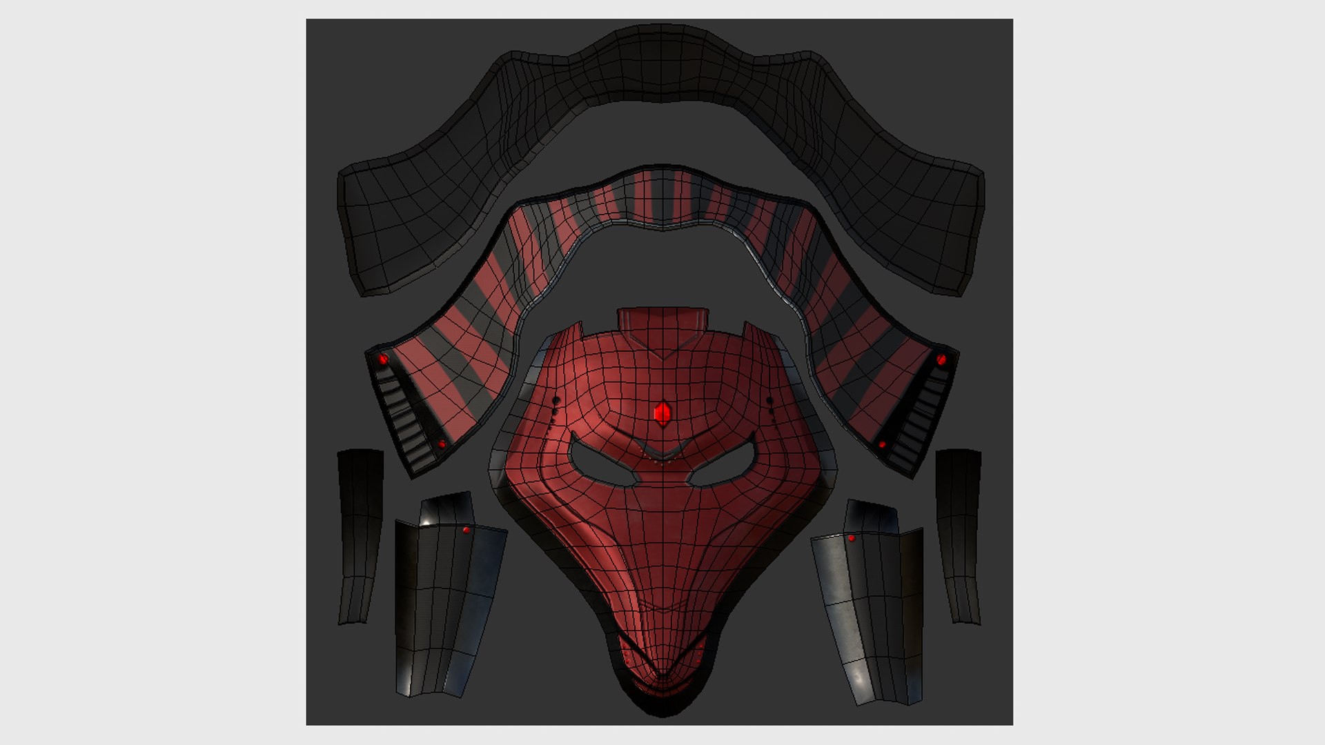 Seth Mask A10 - Egyptian Gods Character Clothing 3D Model - TurboSquid ...