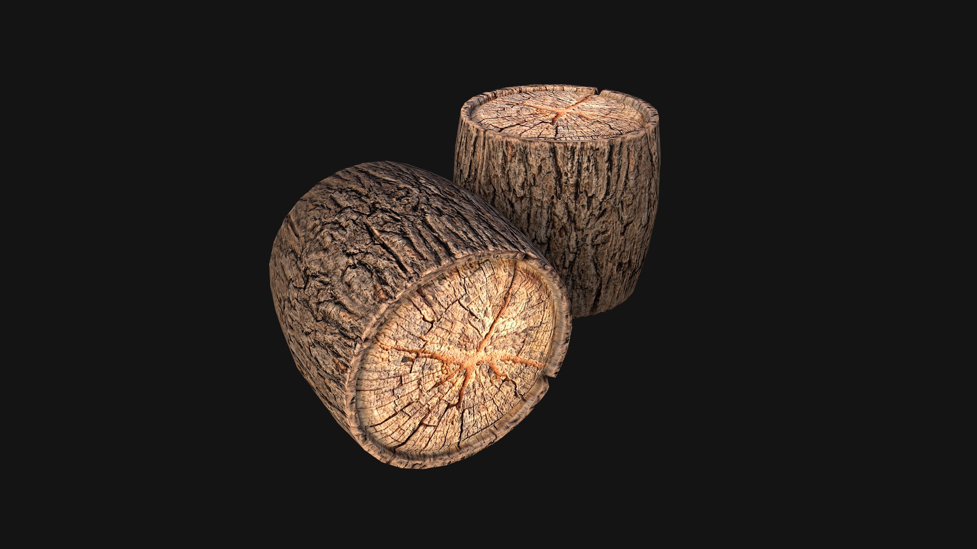 3D Wooden Stump model - TurboSquid 1867033