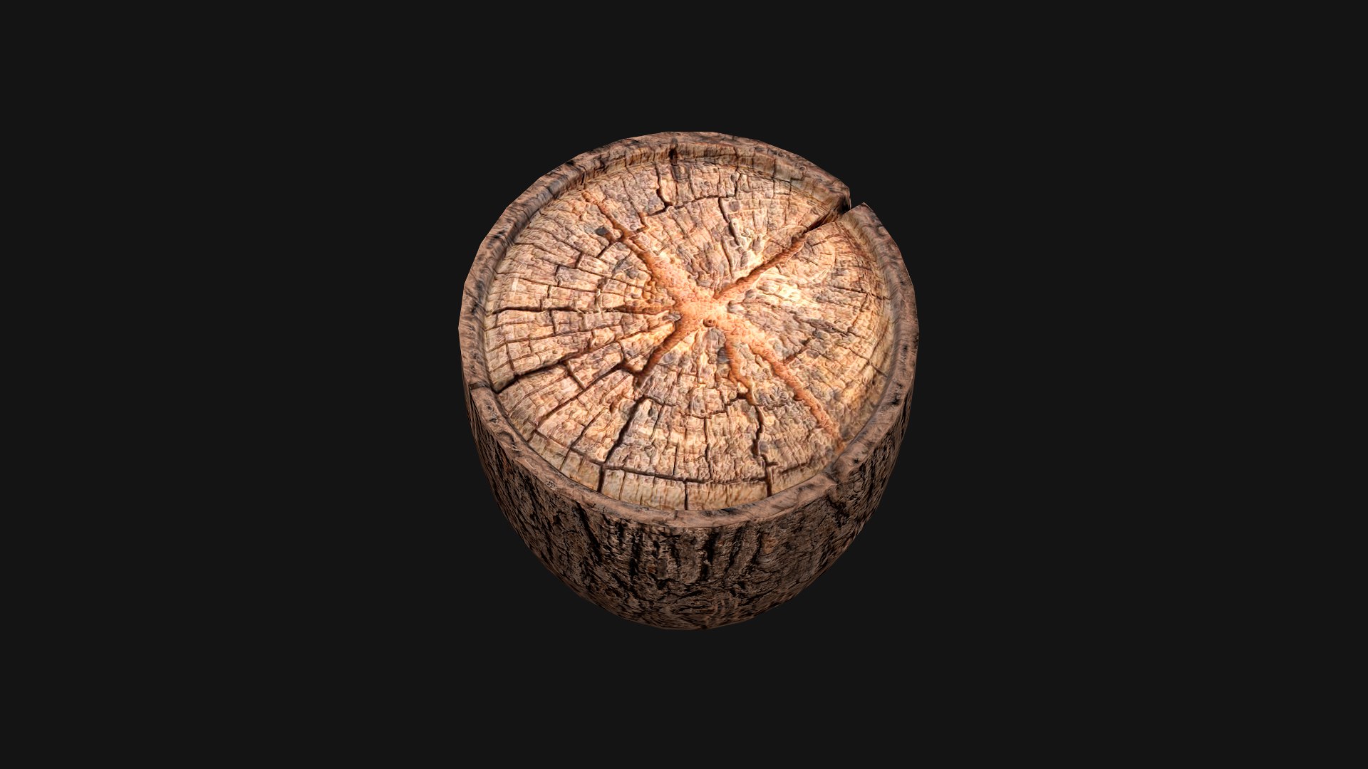 3D Wooden Stump model - TurboSquid 1867033