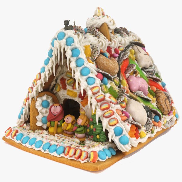 Free Gingerbread House model - TurboSquid 1826129
