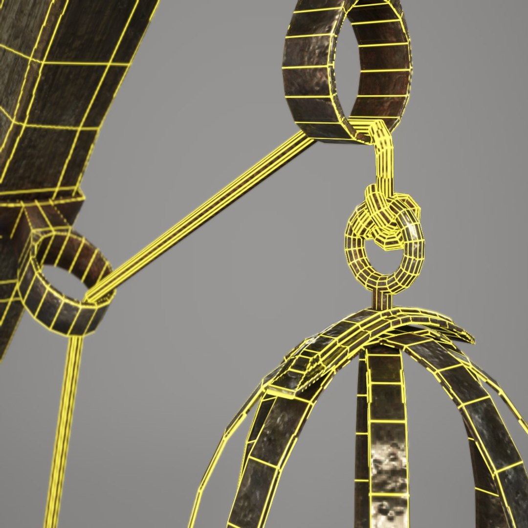 3D Medieval Gibbet Cage Model - TurboSquid 1197889