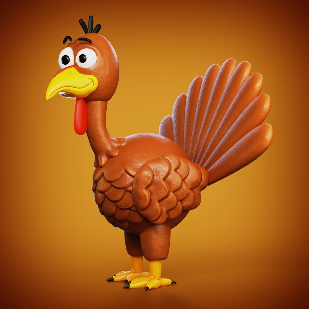 Thanksgiving Turkey 3D - TurboSquid 1987385