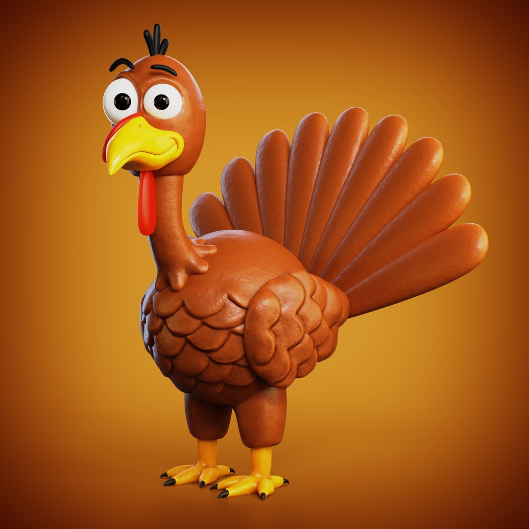 Thanksgiving Turkey 3D - TurboSquid 1987385