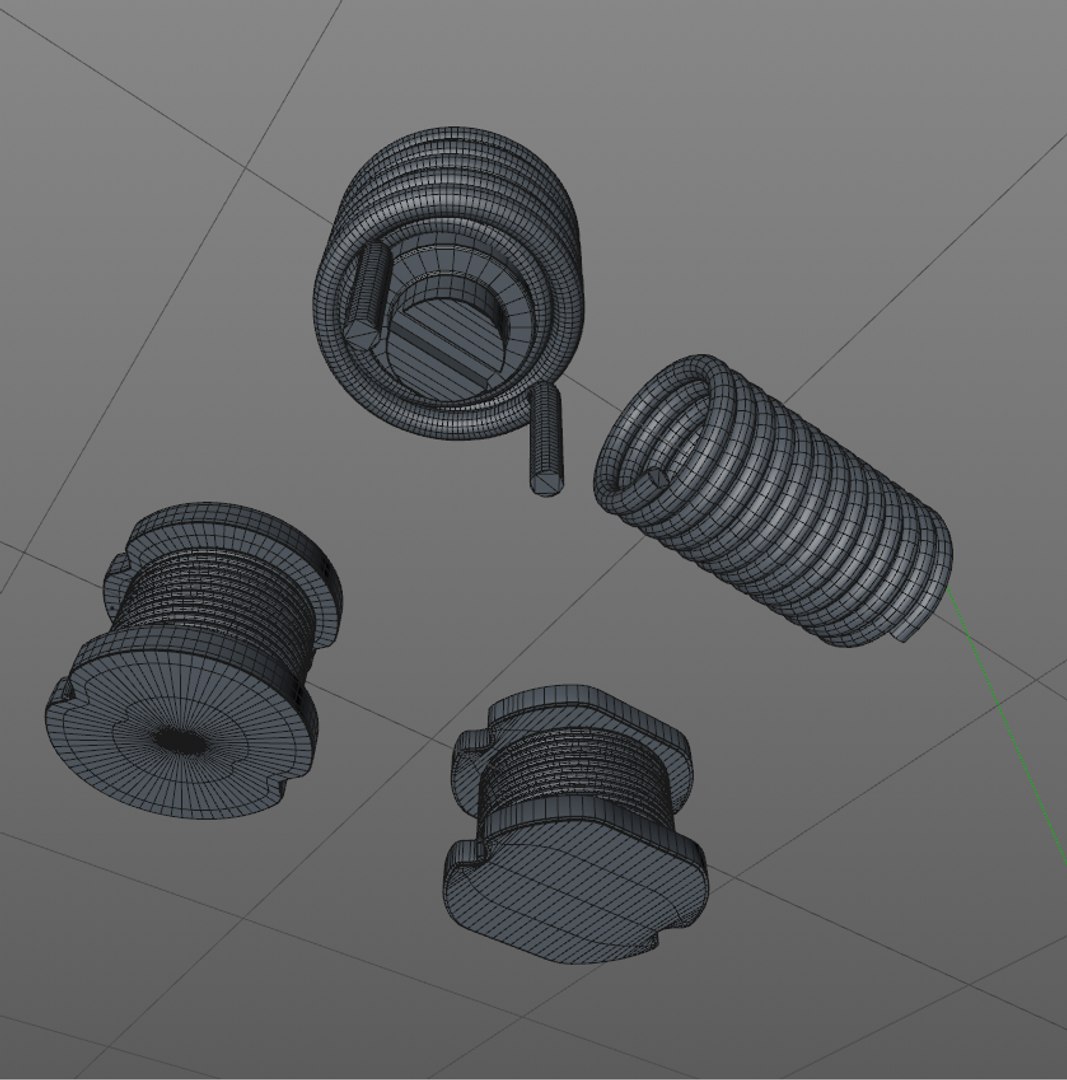 3D Inductor Rod Core - TurboSquid 1699124