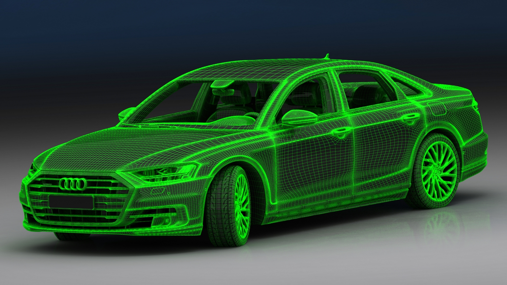 Audi a8 2019 interior 3D model - TurboSquid 1333466