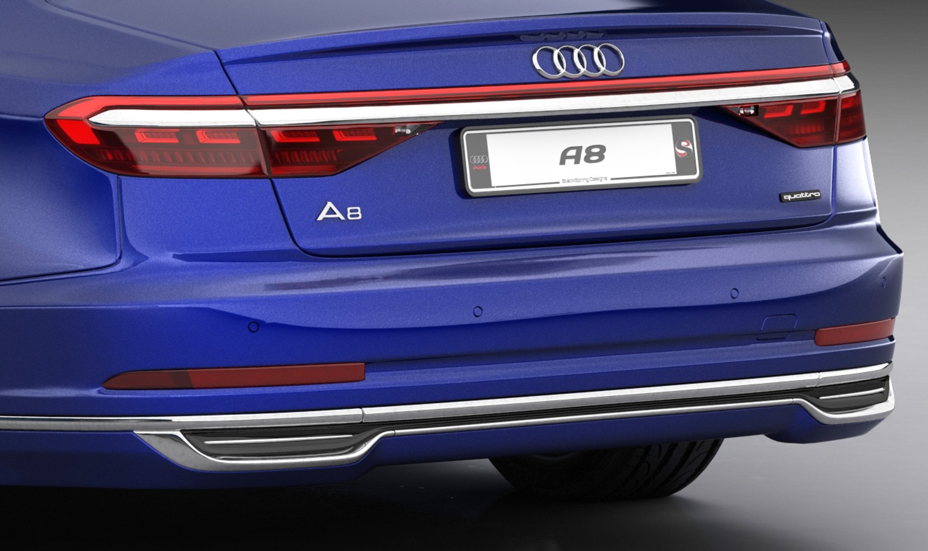 Audi a8 2019 interior 3D model - TurboSquid 1333466