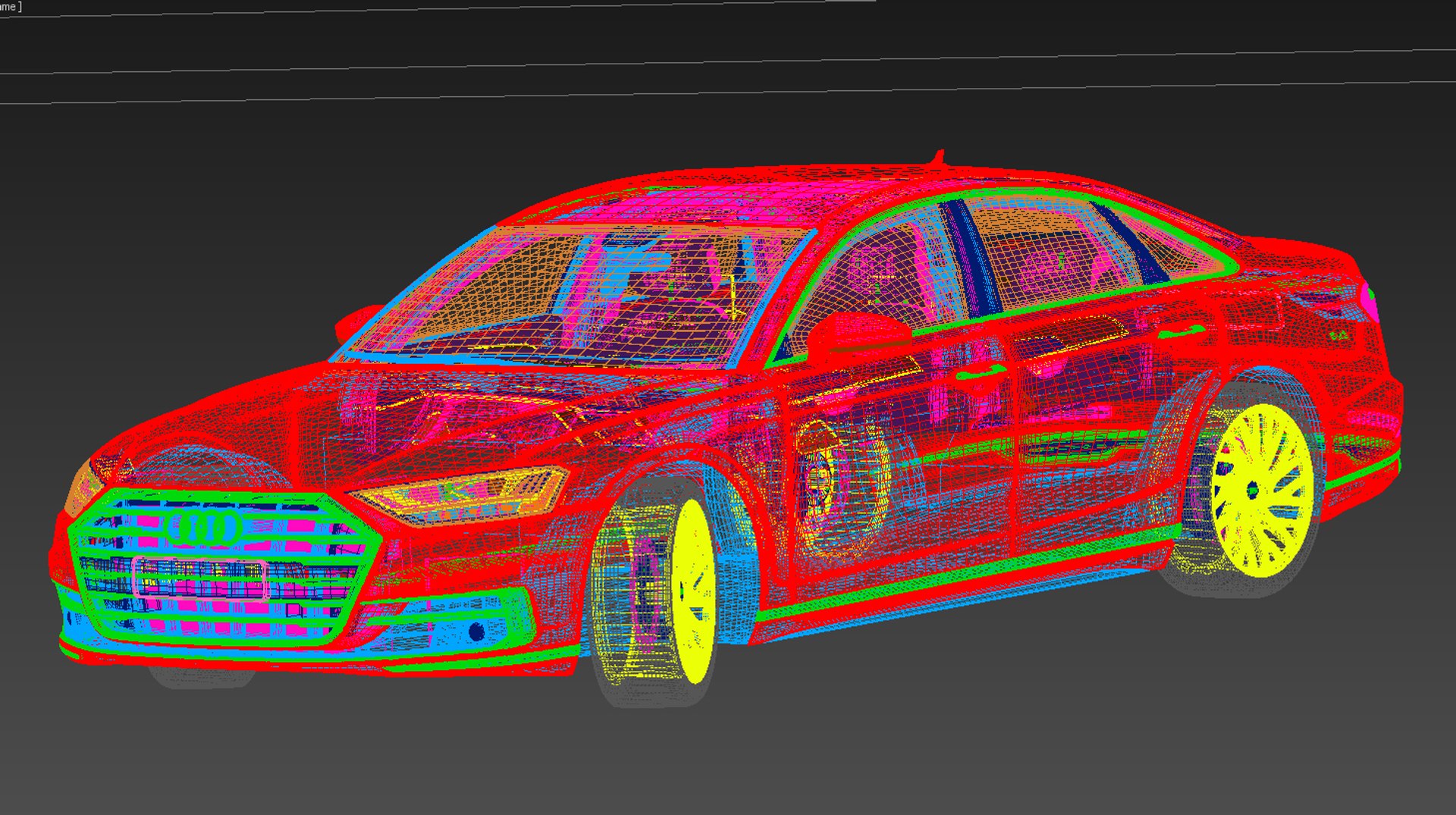Audi A8 2019 Interior 3D Model - TurboSquid 1333466