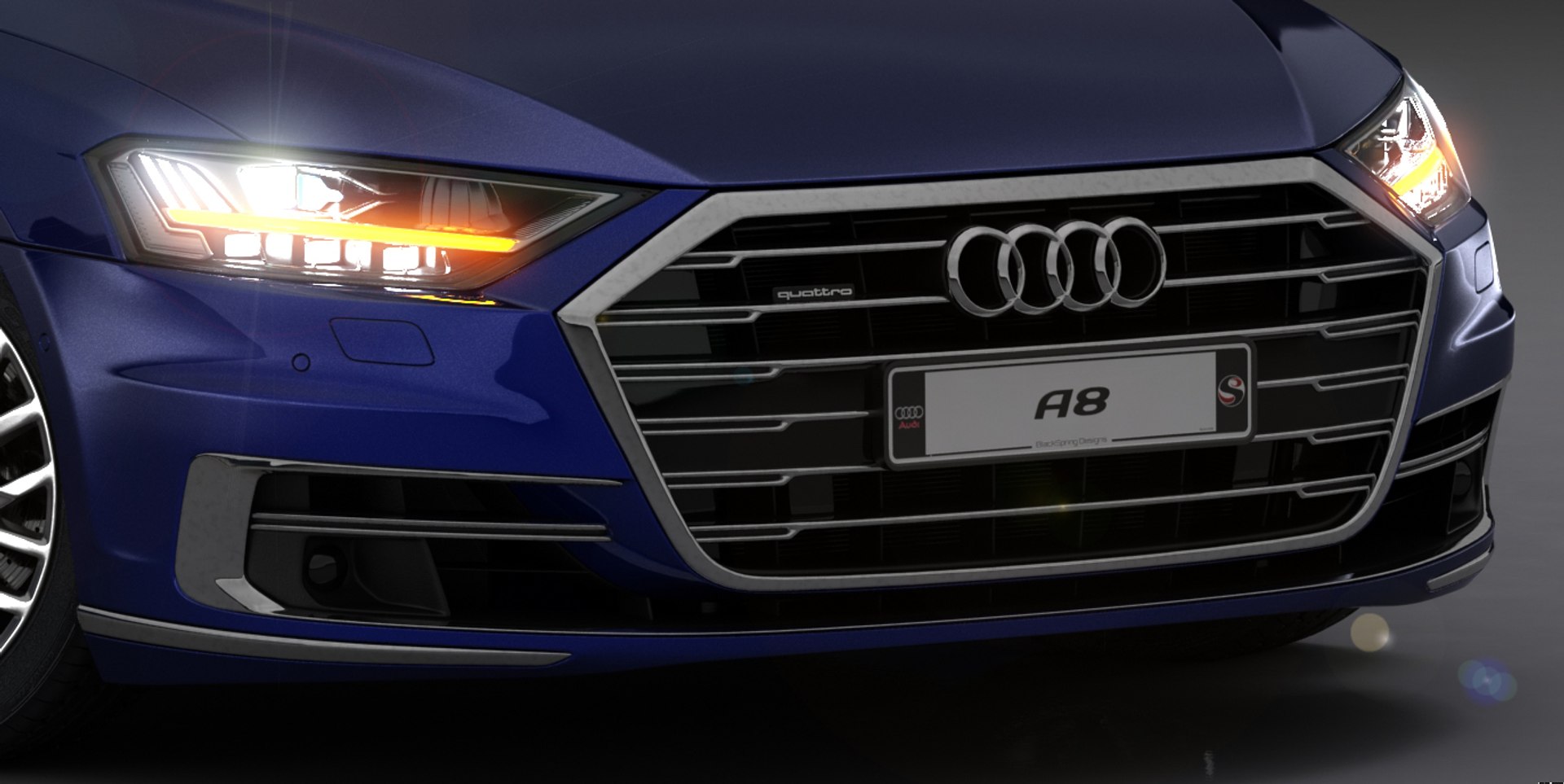 Audi a8 2019 interior 3D model - TurboSquid 1333466