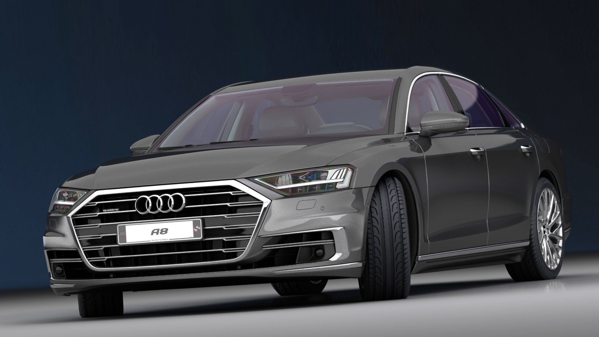 Audi A8 2019 Interior 3D Model - TurboSquid 1333466