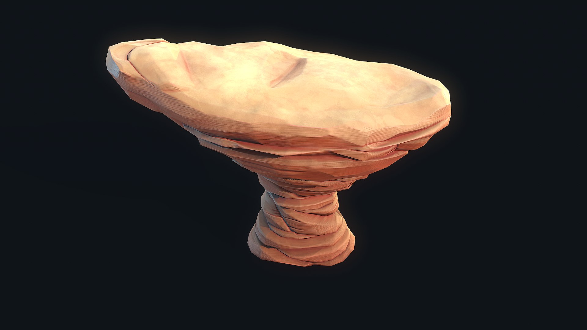 Stylized Desert Rock 3 Model - TurboSquid 2134708