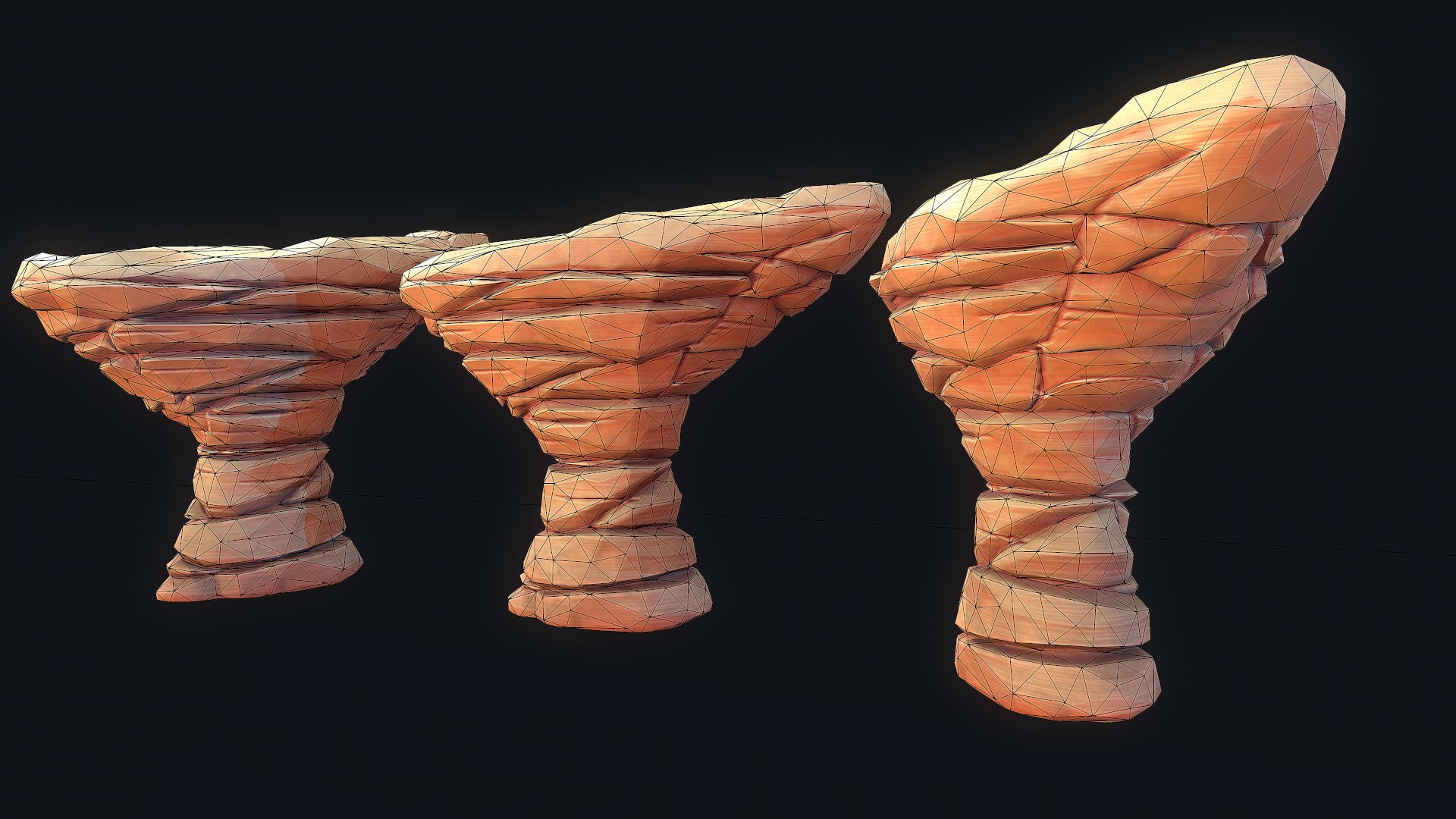 Stylized Desert Rock 3 Model - TurboSquid 2134708