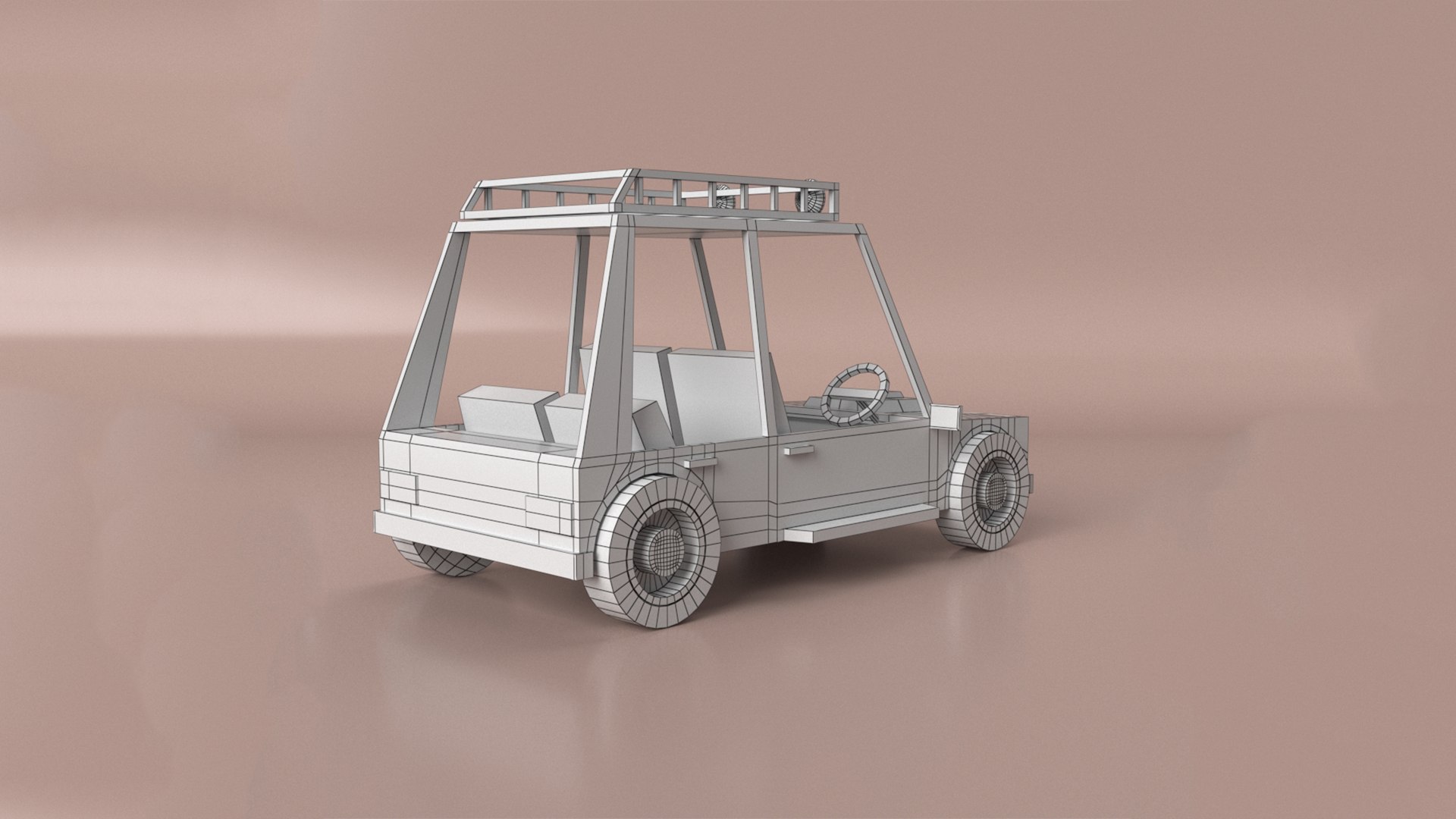 3D Cartoon Car V.8 - TurboSquid 2198986