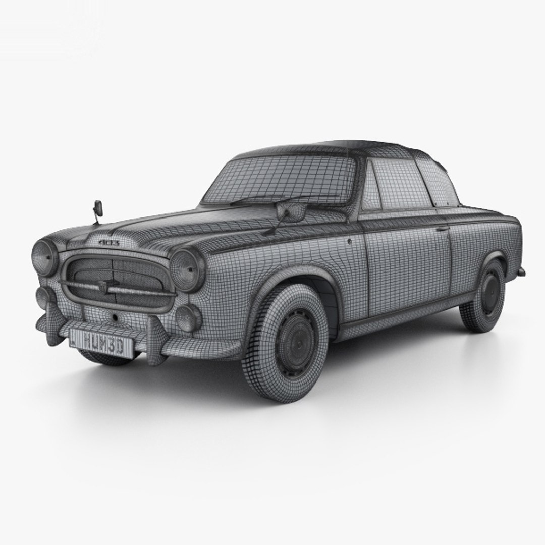 3D model peugeot 403 1959 - TurboSquid 1497673