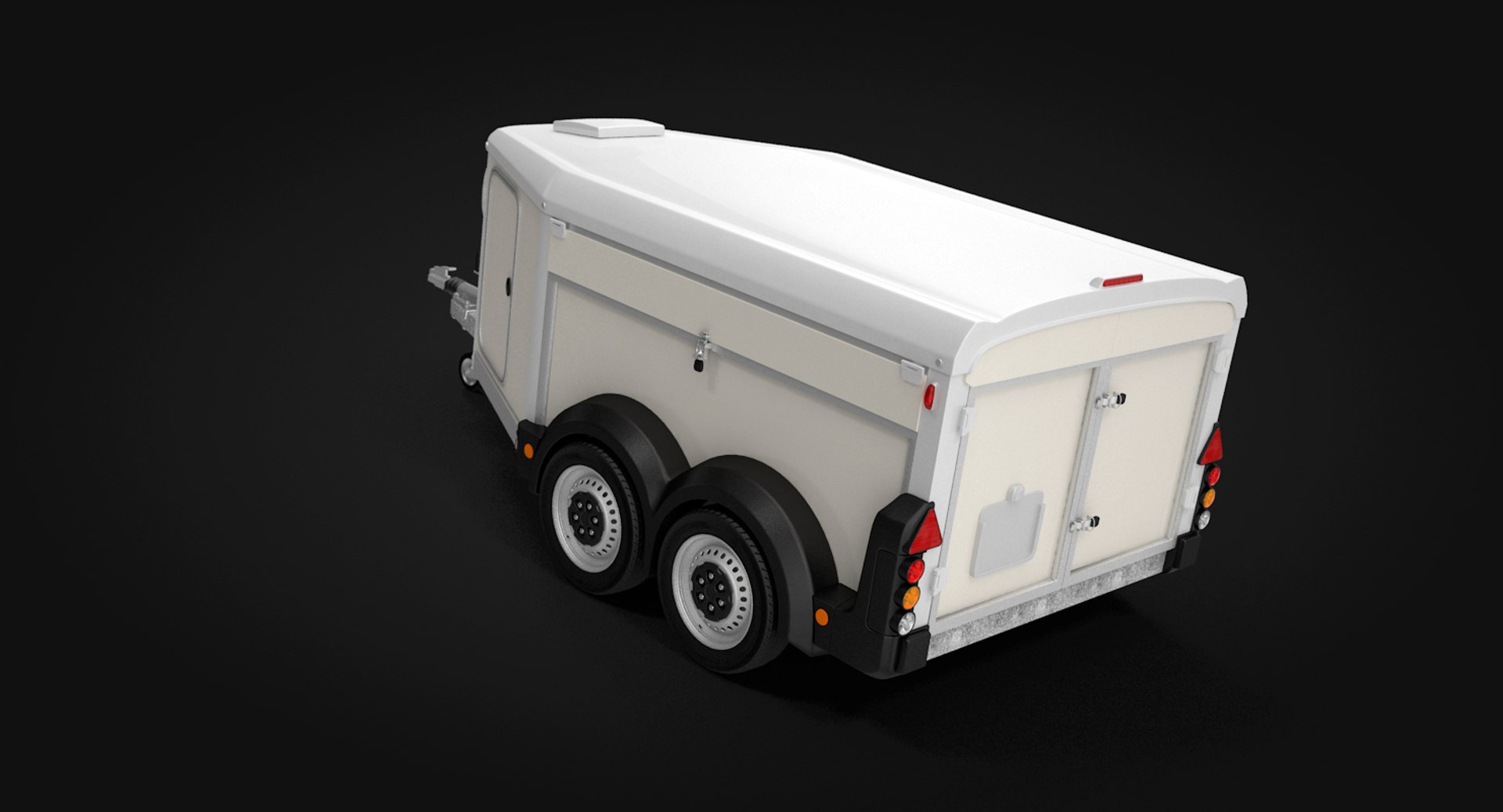Dog Transport Trailer 3D - TurboSquid 1312470