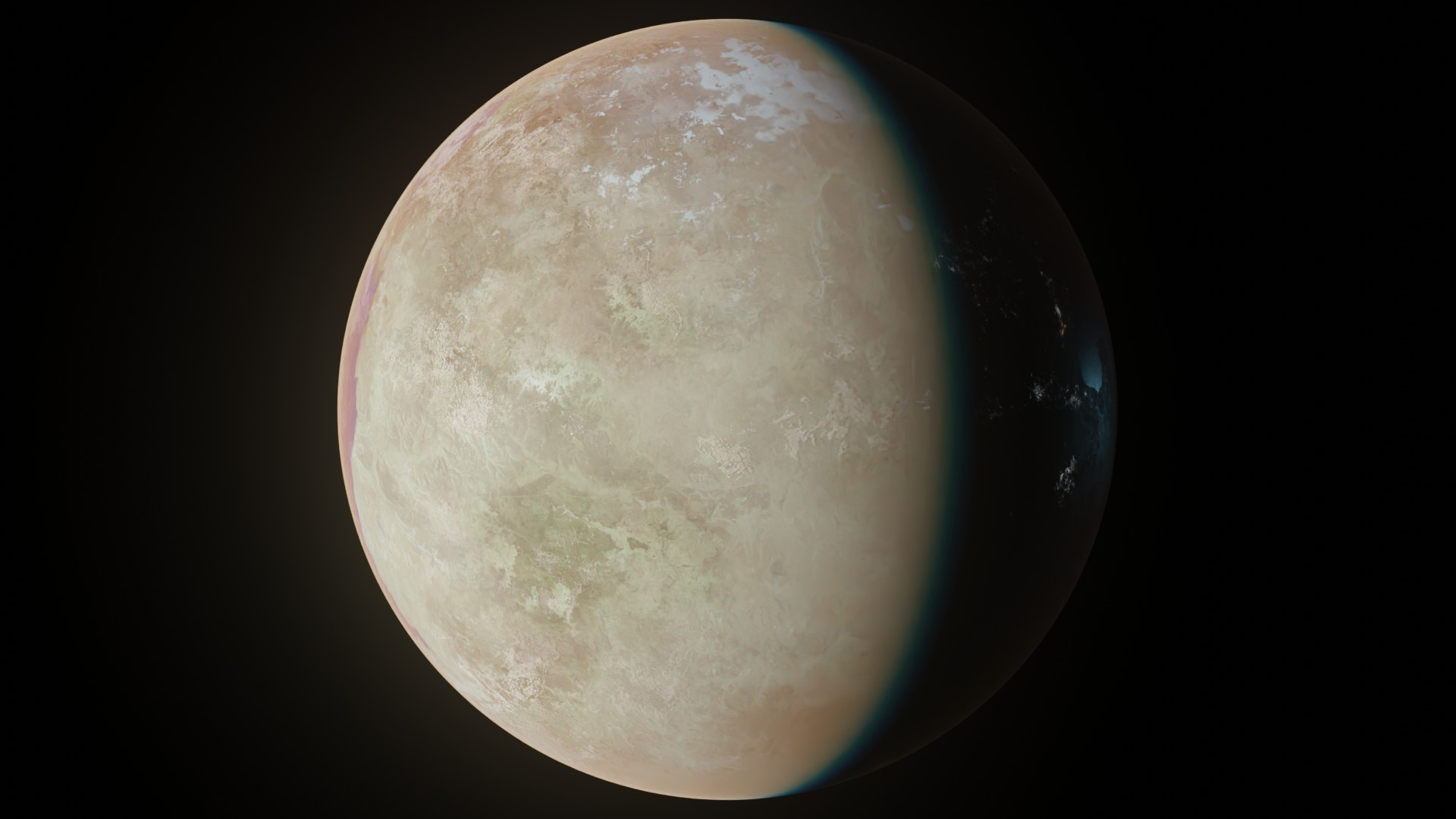 3D Desert Alien Planet 16K - TurboSquid 1809229