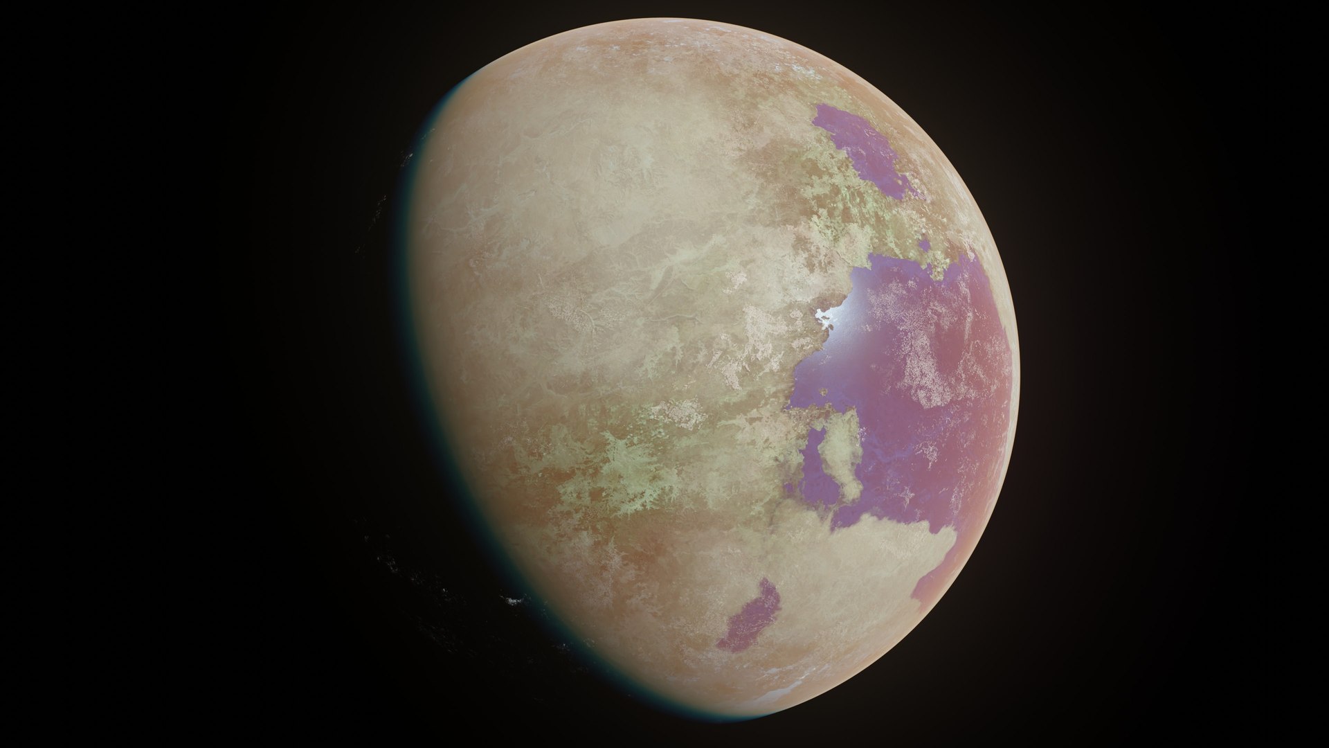 3D Desert Alien Planet 16K - TurboSquid 1809229
