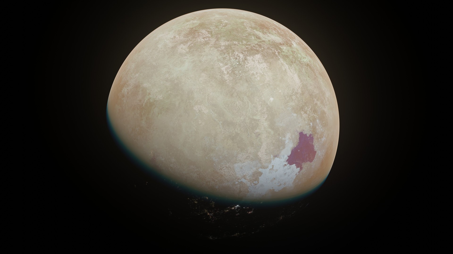 3D Desert Alien Planet 16K - TurboSquid 1809229