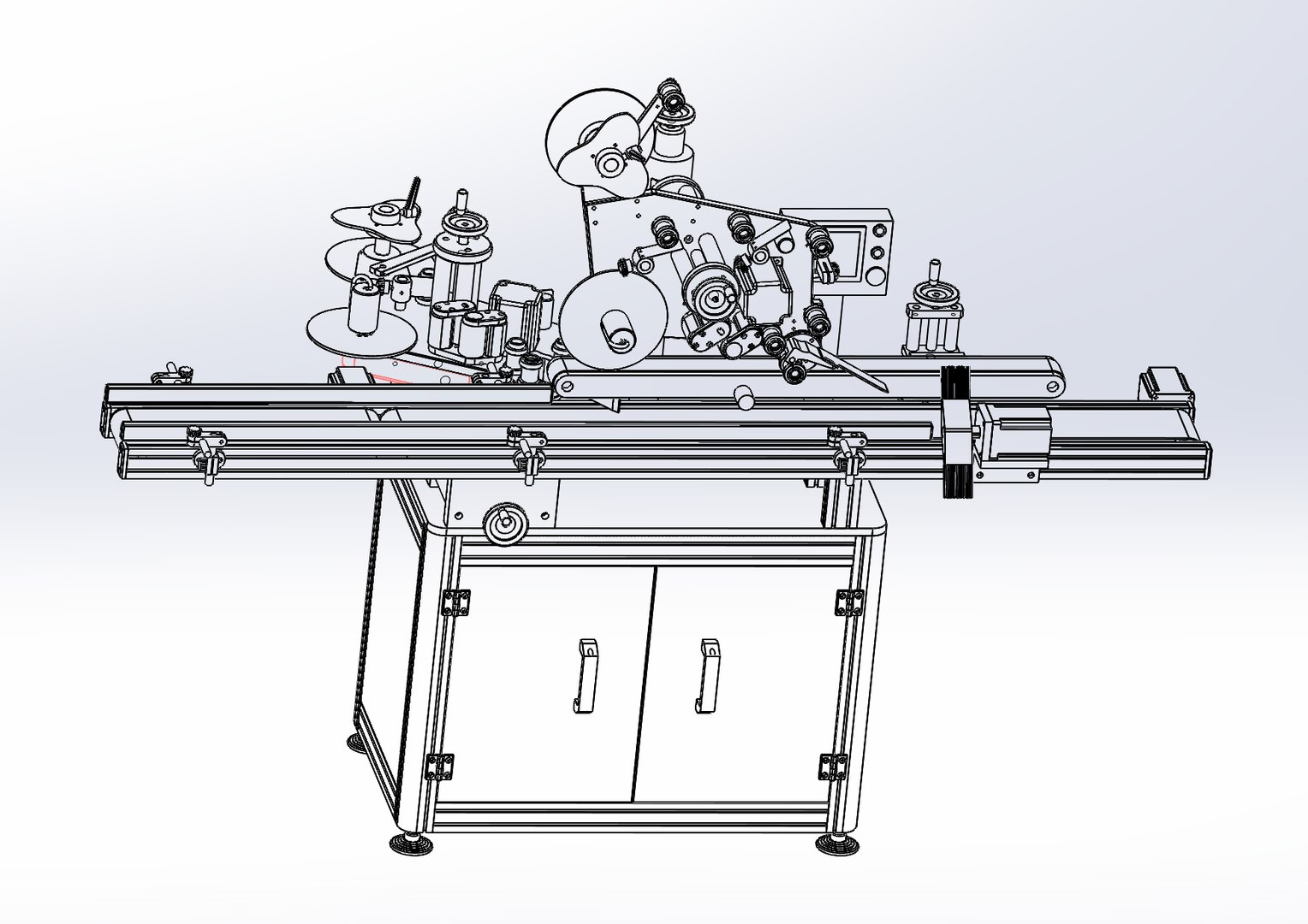 Double-sided Labeling Machine 90 Model - TurboSquid 1345477