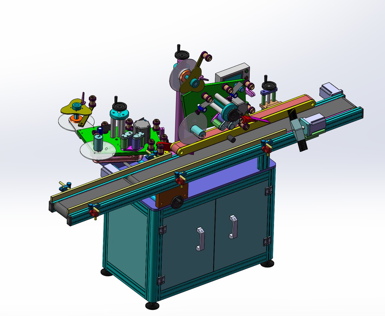 Double-sided Labeling Machine 90 Model - TurboSquid 1345477