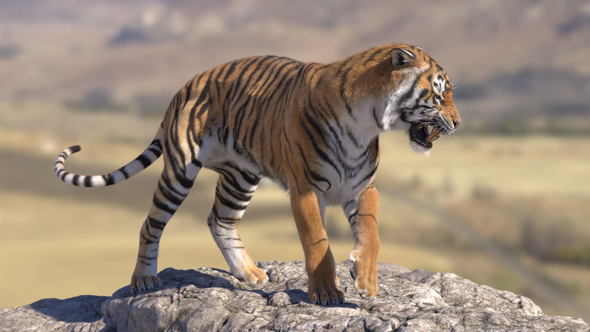 3D Tiger RIGGED Collection - TurboSquid 1843772